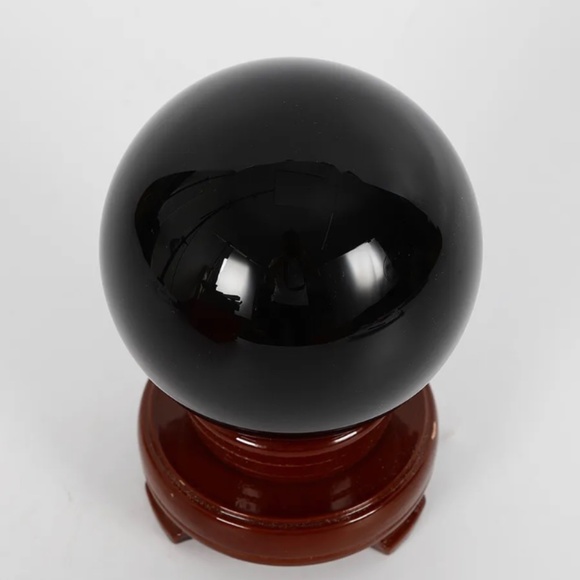 Accents | Large Obsidian Sphere W Stand | Poshmark